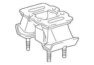 2014-2021 Lexus Rear Mount 12371-31390 | OEM Parts Online
