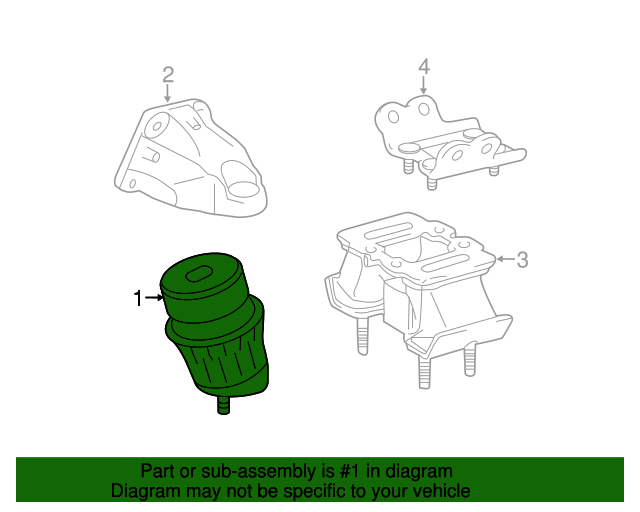 2014-2021 Lexus Mount 12361-31360 | OEM Parts Online