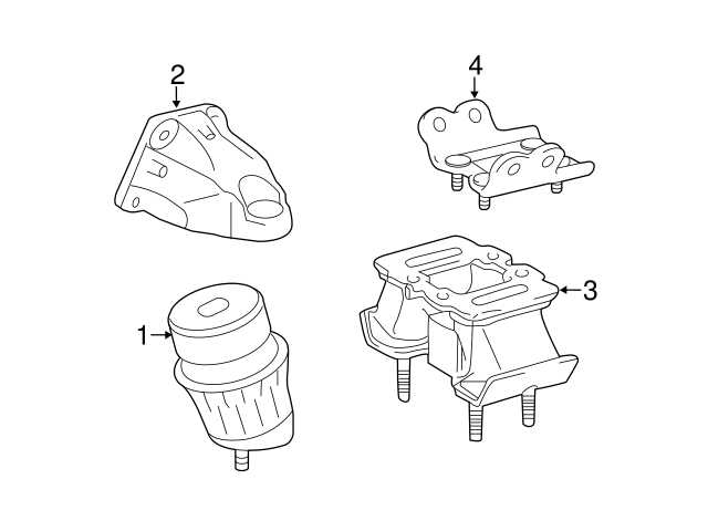 2014-2021 Lexus Mount 12361-31360 | OEM Parts Online
