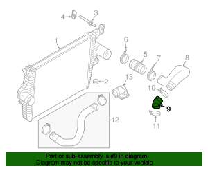 2005-2007 Ford Inlet Tube 6C3Z-6C640-A | Ford OEM Parts Online