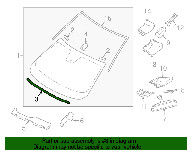 2013-2020 Mazda Lower Weather-Strip KD53-50-899A | TascaParts.com