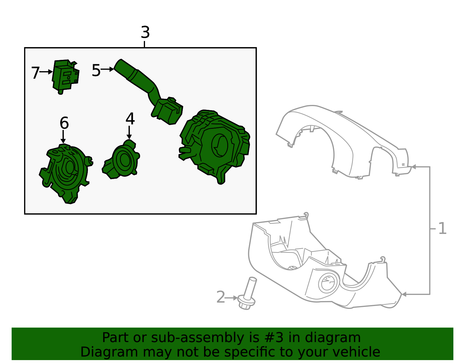 HC3Z-3F791-EC - 2017-2020 Ford - Column Housing | My Ford Parts