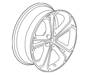 2019 Buick Cascada Wheel (Replaces Part Number 39032068) 39172645 GM ...