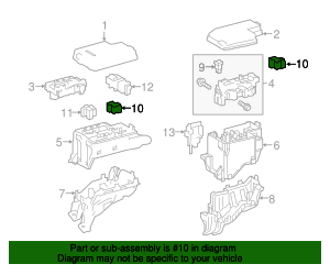 2015-2024 Lexus Main Relay Block 82660-52010 | Express Lexus Parts