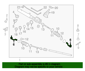 56820-3T200 - Steering Tie Rod End 2014-2016 Hyundai Equus | AutoNation ...