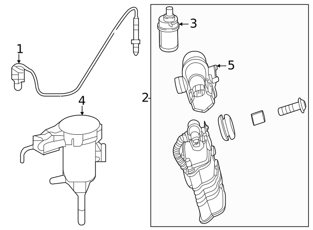 000-545-01-41 - Evaporative Emissions System Leak Detection Assembly ...