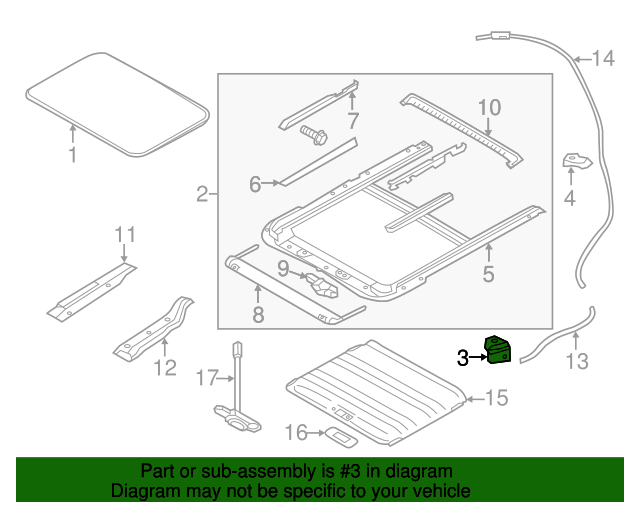 2011-2017 Nissan Quest Rail Assembly Front Bracket 91314-1JA1A ...