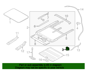 2011-2017 Nissan Quest Rail Assembly Front Bracket 91314-1JA1A ...