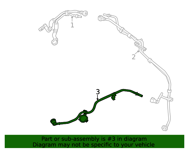 Genuine Cooler Line for 2021 Land Rover Range Rover Velar | Land Rover ...