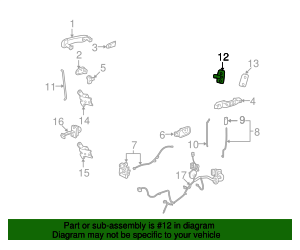 2005-2017 GM Door Lock Striker 20951578 GM | GMPartsDirect.com