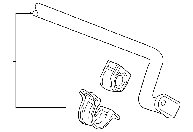 2019-2023 Cadillac XT4 Rear Stabilizer Shaft 23270577 | GMPartsDirect.com