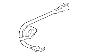 OEM 1996-2000 Honda Negative Cable 32600-S04-A02 | Honda Automotive Parts