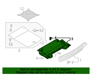 2018-2024 Audi Storage Compartment 8W8-863-373-B | OEM Parts Online