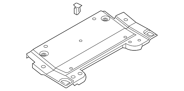2018-2024 Audi Storage Compartment 8W8-863-373-B | Genuine Audi Parts
