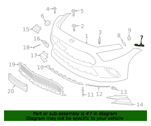 257-885-06-00 - Bumper Cover Support Rail 2019-2023 Mercedes-Benz ...