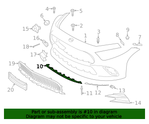 257-885-05-02 - Bumper Trim 2019-2021 Mercedes-Benz | AutoNationParts.com