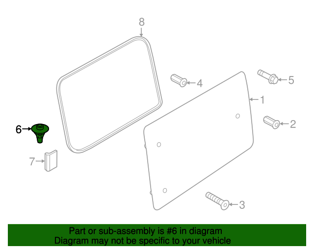 68103661AA - Adjuster - 2015-2022 Ram ProMaster City | Mopar Parts Canada