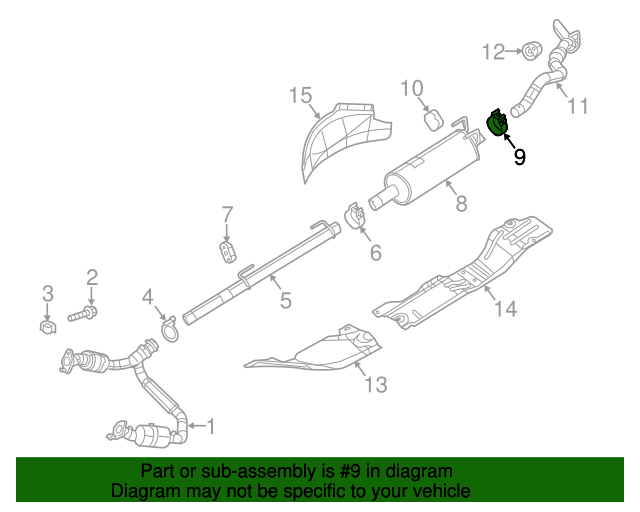2006-2020 Mopar Muffler Clamp 55398184AA | TascaParts.com