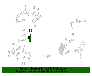 79420-D8000 - Door Hinge 2017-2024 Hyundai | AutoNation Parts