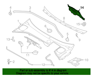 31335157 - Dash Liner - 2008-2016 Volvo | Volvo OEM Parts Direct