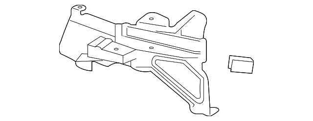 2016-2019 Chevrolet Passenger Side Front Bumper Impact Bar Bracket ...