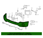 2016-2019 Chevrolet Bright Chrome Front Bumper Impact Bar 84029801 GM ...