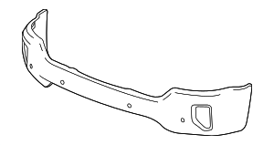 2016-2019 Chevrolet Bright Chrome Front Bumper Impact Bar 84029799 GM ...