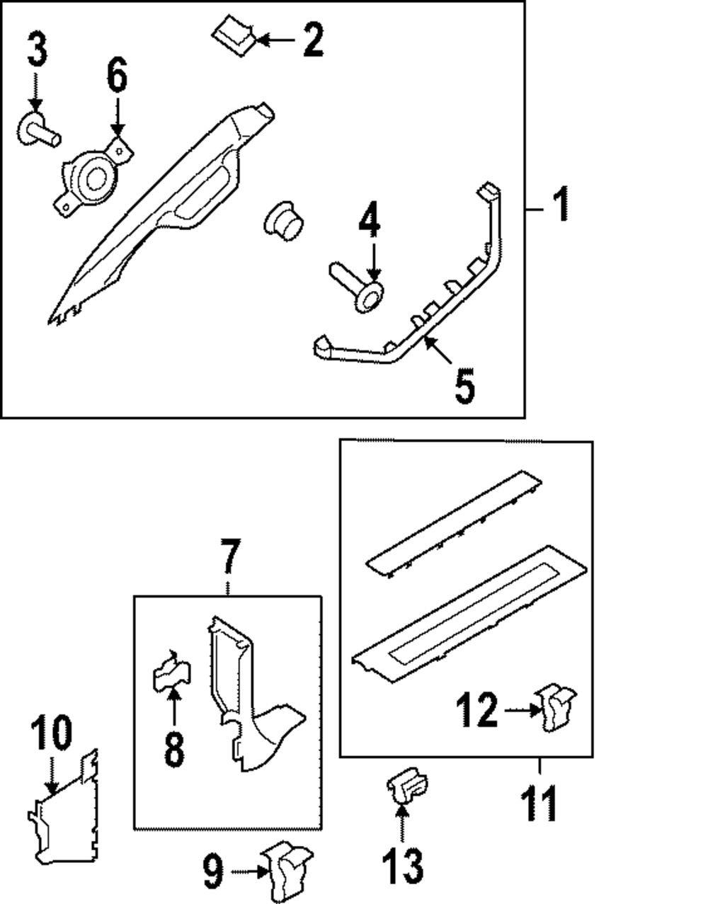 2024-2025 Ford Cowl Kick Panel ML3Z-1502344-AE | OEM Parts Online