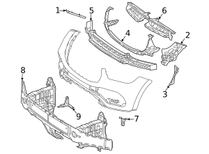 2020-2023 Mercedes-Benz Duct 167-885-67-05 | MB OEM Parts