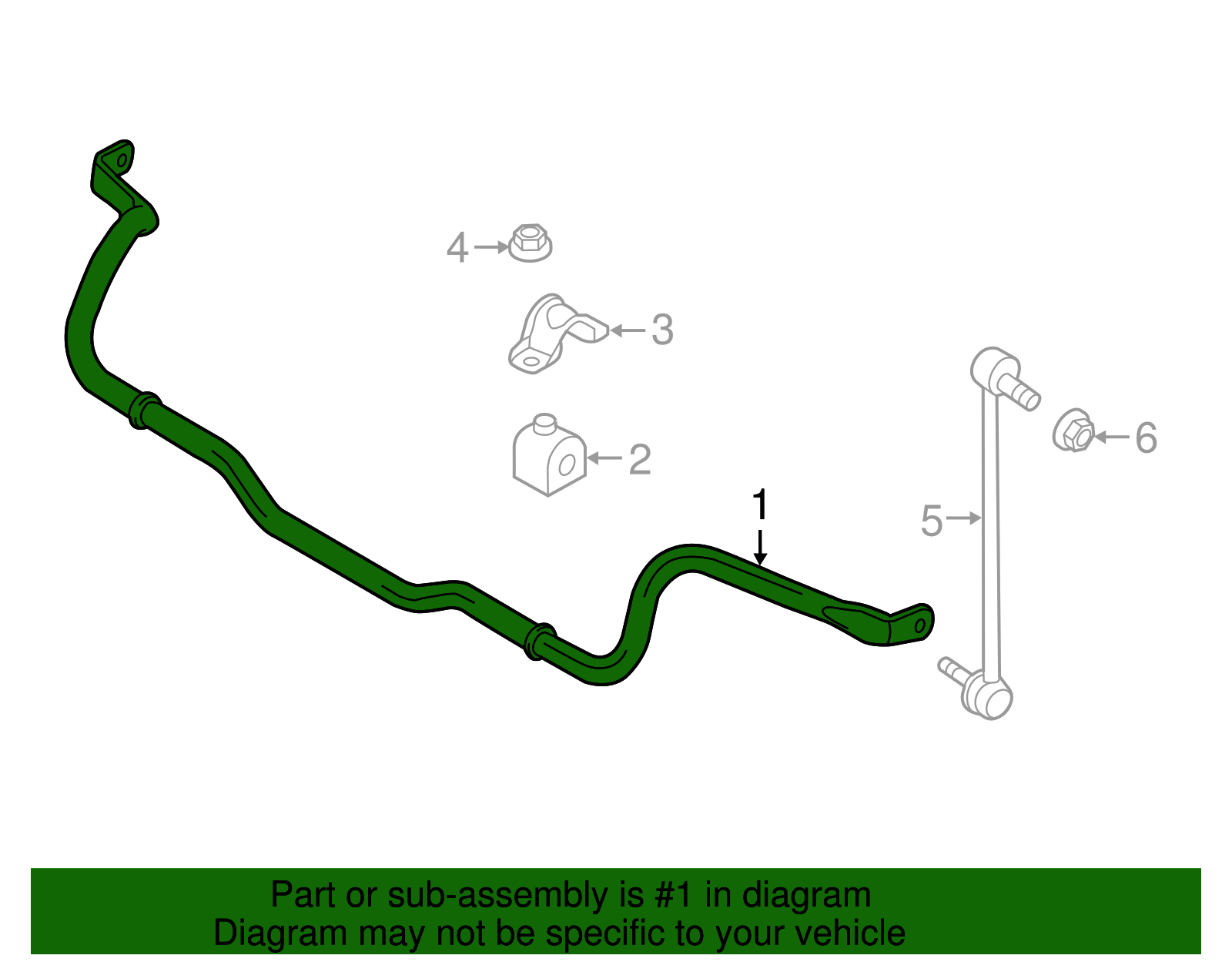 CV6Z-5482-D - High-Quality Stabilizer Bar for 2013-2019 Ford Escape ...