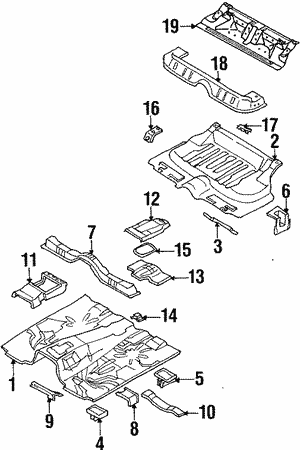 OEM Honda® Roof Rack Parts | Shop Now | Ships Fast | Honda Factory Parts