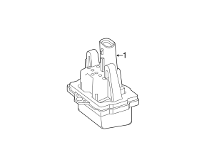 2015-2023 Mercedes-Benz License Lamp 099-906-70-00 | MB OEM Parts