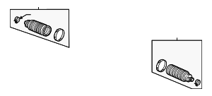 2014-2024 GM Rack and Pinion Boot Kit with Clamps 22834081 GM ...