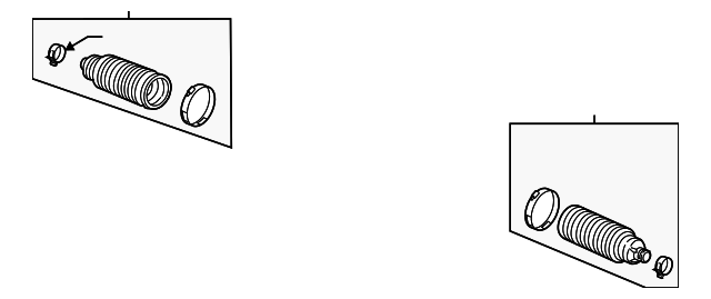 2014-2022 GM Rack and Pinion Boot Kit with Clamps 22834081 | TascaParts.com