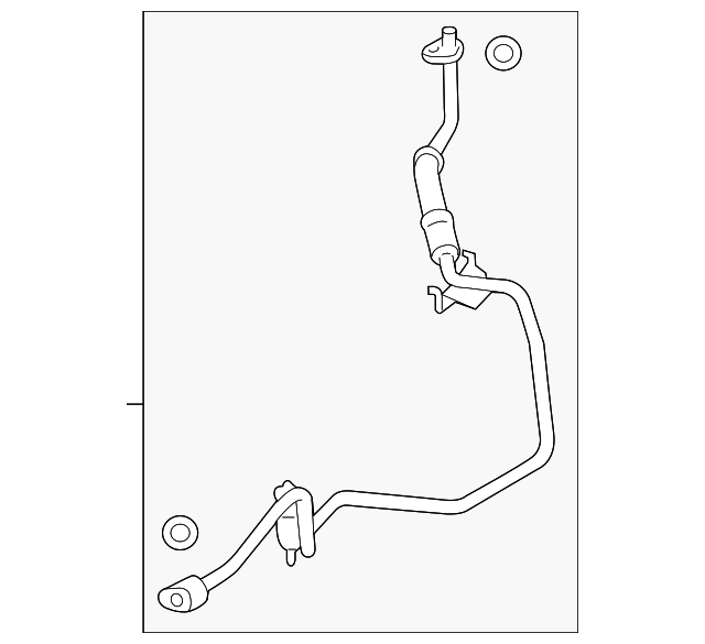 32416791638 - 2010-2019 BMW Power Steering Pressure Hose (32-41-6-791 ...
