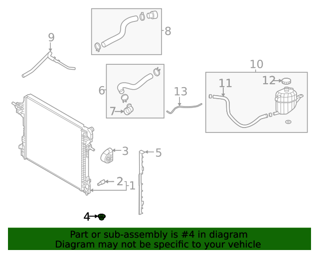 2017-2024 Hyundai Radiator Assembly Lower Insulator 25336-F2000 | OEM ...