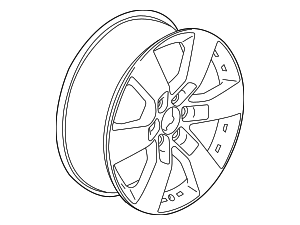 2016-2017 Chevrolet Traverse 20x7.5-Inch Aluminum Wheel 23127747 GM ...