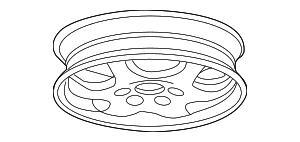 2016-2017 Chevrolet Traverse 20x7.5-Inch Aluminum Wheel 23282892 ...