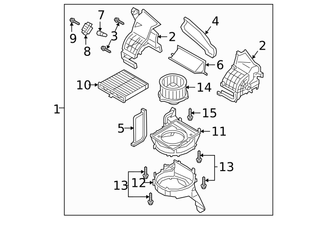 2019-2024 Mazda Air Filter BDGF-61-J6X | Mazda-Parts