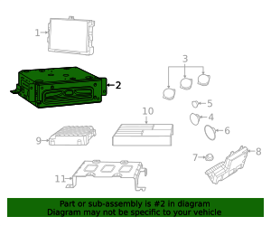 2019-2020 Ram CD Player 68335565AB | TascaParts.com
