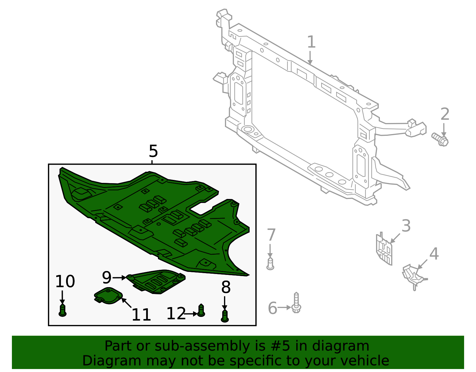 2021-2023 Hyundai Santa Fe Under Cover 29110-S1100 | Retail Performance ...