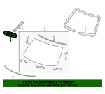 96321-9Y00D - Mirror Inside - 2005-2020 Nissan | Conicelli Nissan Parts
