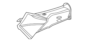 51118074774 - 2021-2024 BMW M Performance Air Inlet Frame - Right (51 ...