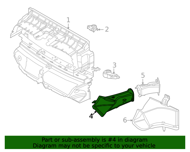 2021-2024 BMW Air Inlet Duct 51-74-8-072-098 | BMWPartsDirect.com
