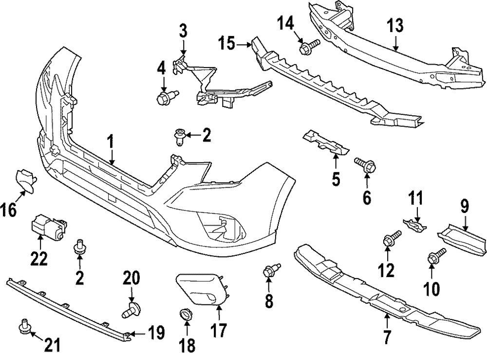 2022-2024 Subaru Forester Radiator Shutter Assembly 57707SJ160 | Subaru ...