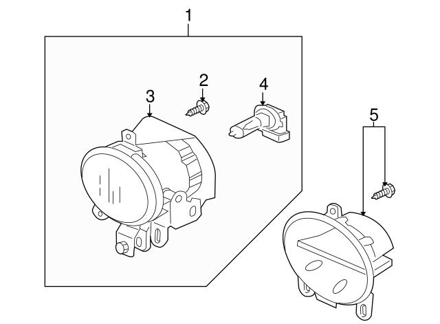 2004 Mitsubishi Montero Lamp Cover MN133670WC | Mitsubishi Parts ...