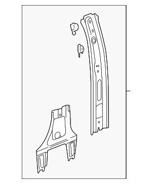 2019-2022 GM Passenger Side Body Center Pillar 23381545 | GM Parts Center