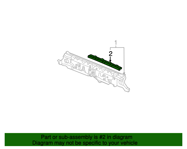 66118-S2X-300ZZ - Stiffener 2002-2006 Honda CR-V | Honda Parts Online
