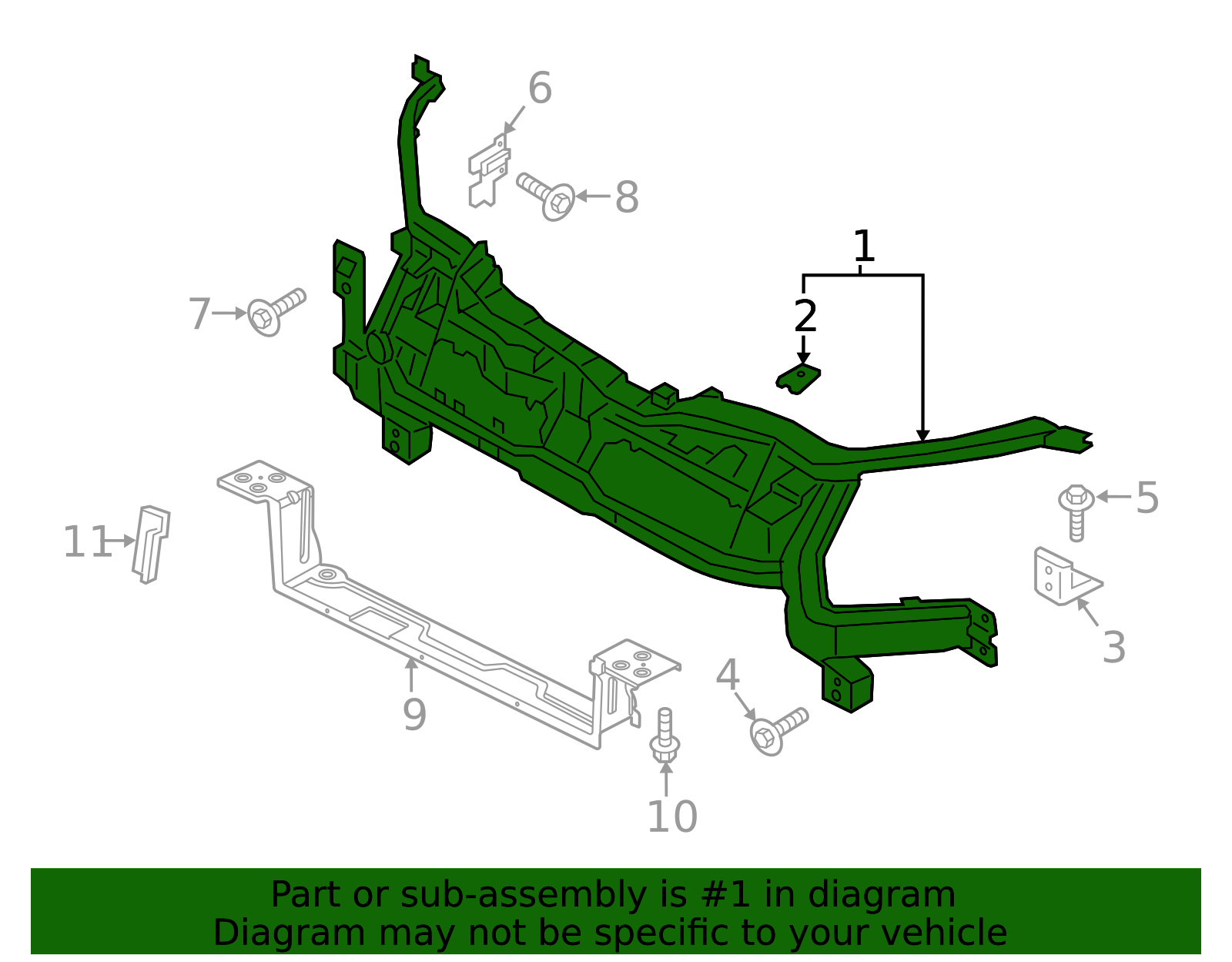 NK4Z-8A284-A - Mount Panel 2022-2024 Ford | Ford Parts Direct
