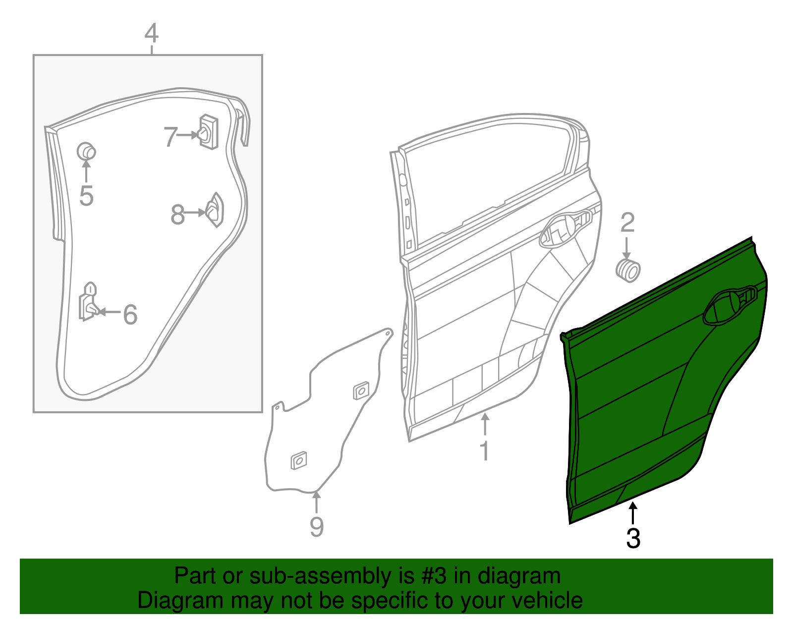 2012-2015 Honda Civic Outer Panel 67611-TR0-305ZZ | Retail Performance ...